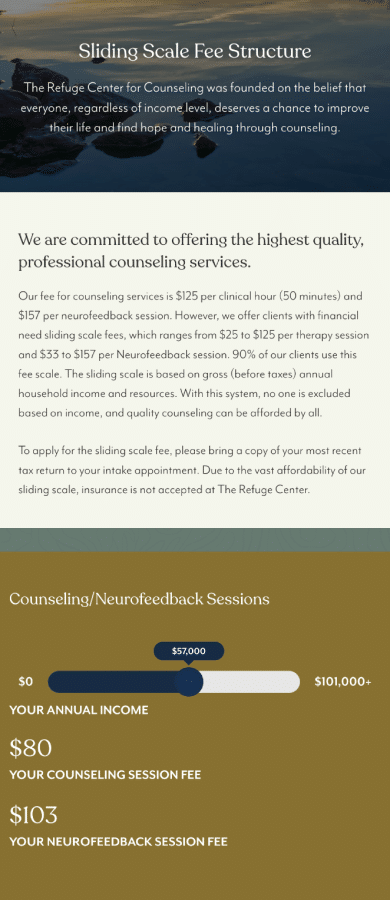 The Refuge Center - Nonprofit Website Redesign Case Study - Landslide ...