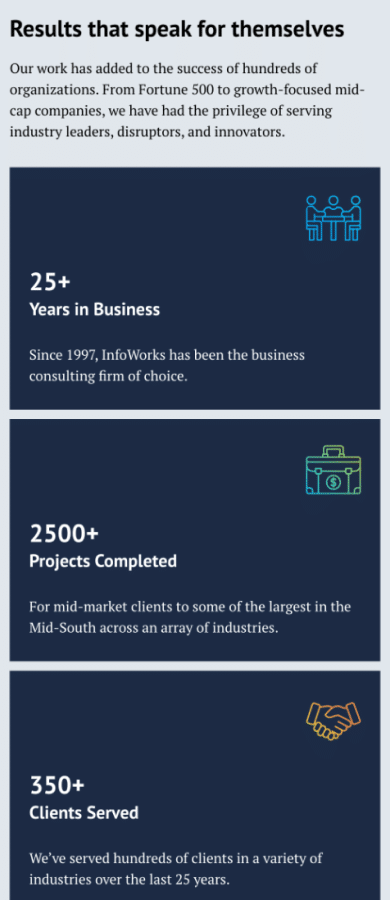 InfoWorks - B2B Website Design Case Study - Landslide Creative
