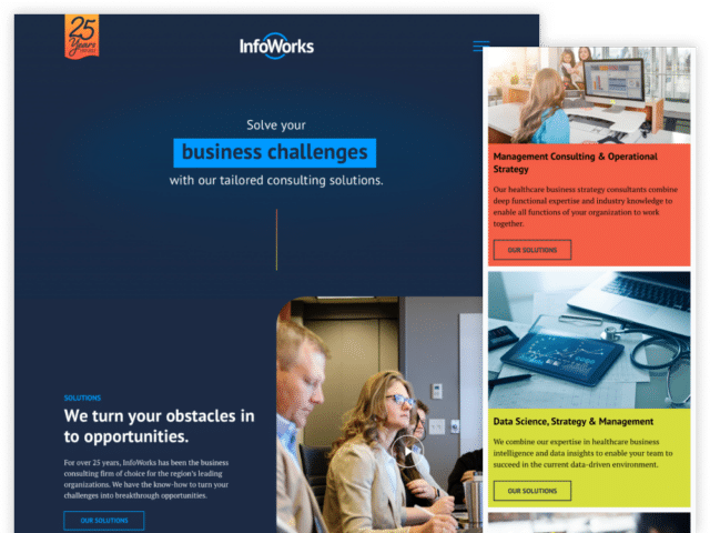 InfoWorks - B2B Website Design Case Study - Landslide Creative